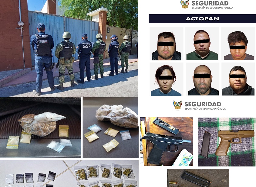 Caen 6 presuntos vendedores de droga que operaban en Actopan – News Hidalgo